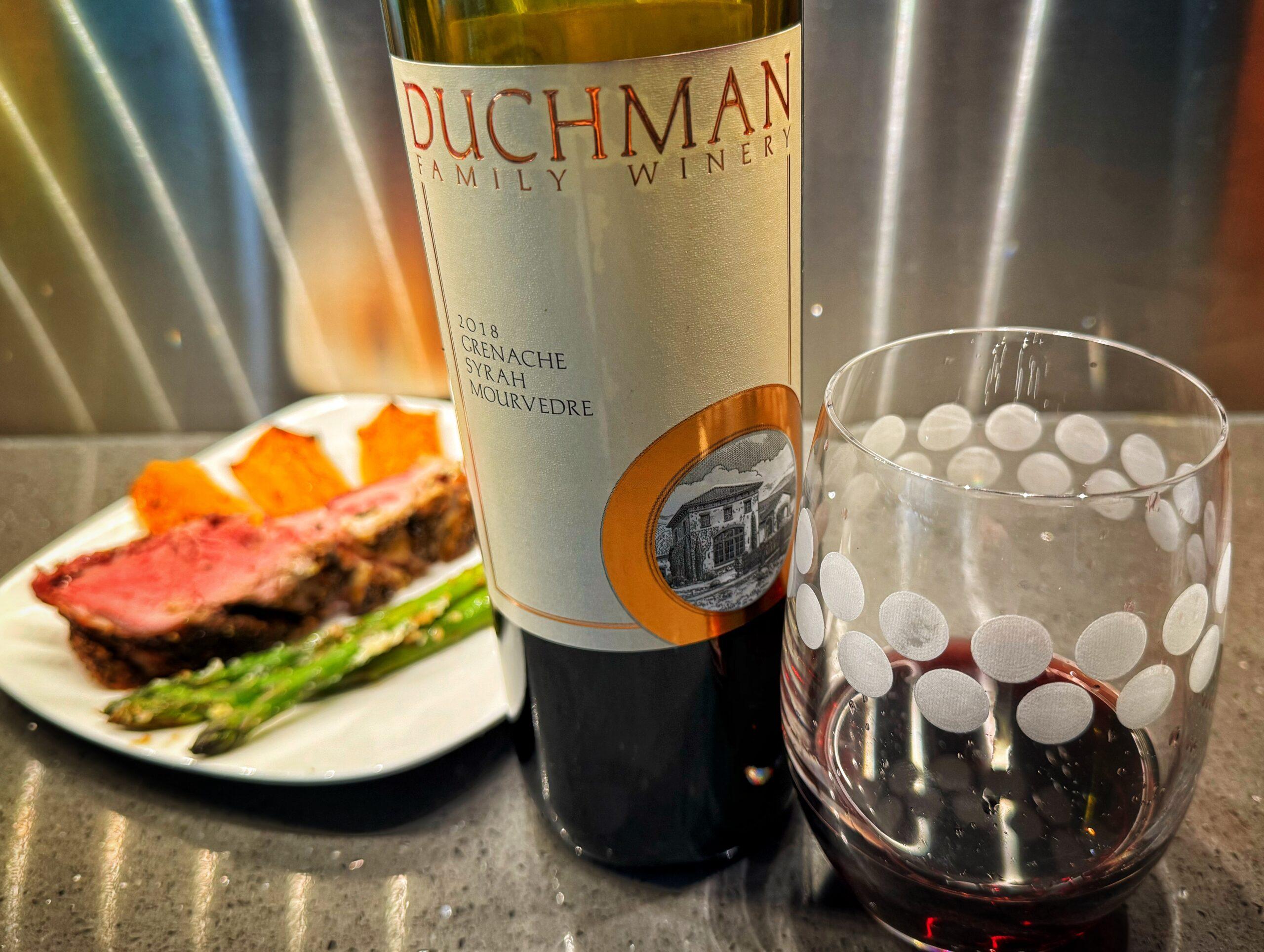 Texas Fine Wine Tasting: Duchman Family Winery 2018 GSM, Lamb and a ...
